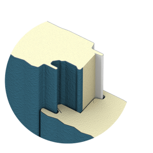 Striated Insulated Metal Wall Panel | Ceco Metal Building Systems