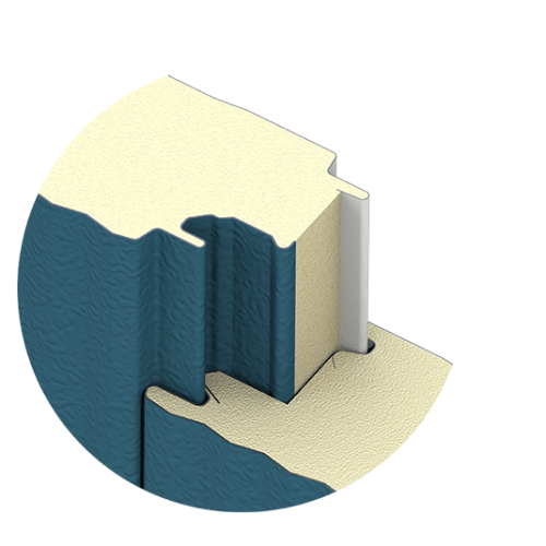 Striated Insulated Metal Wall Panel | Ceco Metal Building Systems